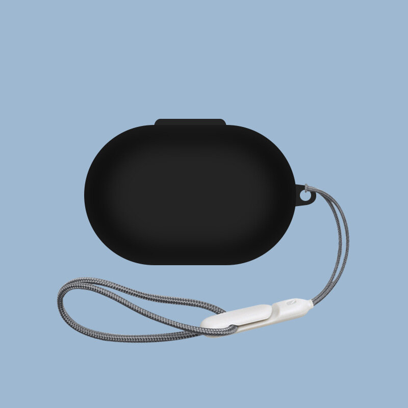 Чехол для Bose QuietComfort Earbuds II, черный, с шейным ремнем