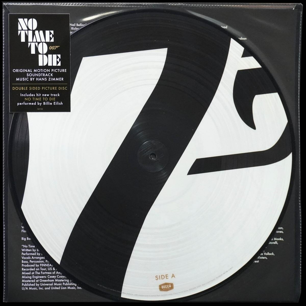 Виниловая пластинка Decca Hans Zimmer – No Time To Die (Original Motion Picture Soundtrack) (picture disc (пикчер диск))