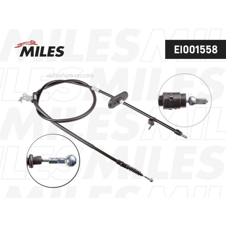 MILES EI001558 Трос ручного тормоза CHEVROLET CRUZE 1810мм лев.