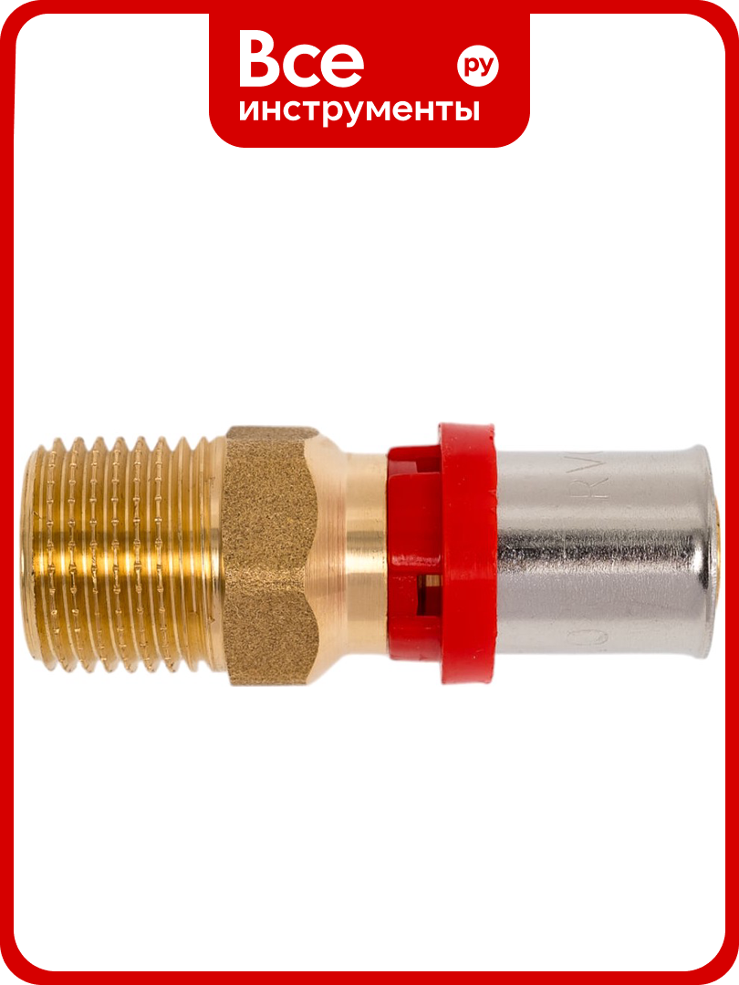 Переходник ROMMER Rss-0021-001812 впр-нр, 18x1/2, из нержавеющей стали, прессовой RG0091KSNP3359, отличаются