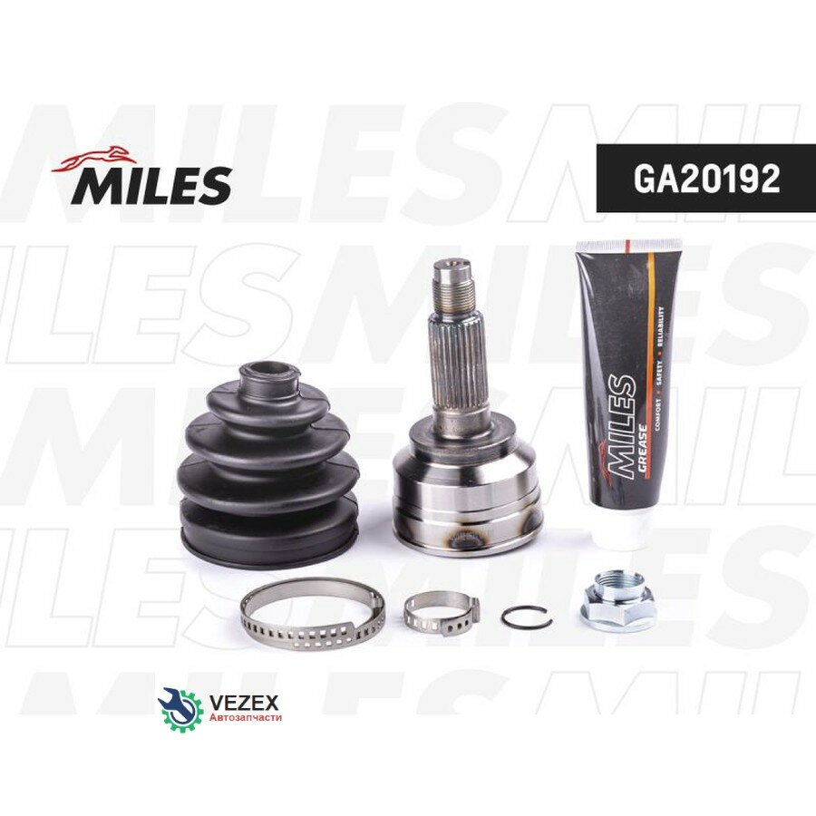 MILES GA20192 ШРУС наруж. Mazda 323 (98-) 1.5i/ Kia Sephia II (98-)1.6i /SPECTRA 1.5i (91-) без ABS GA20192