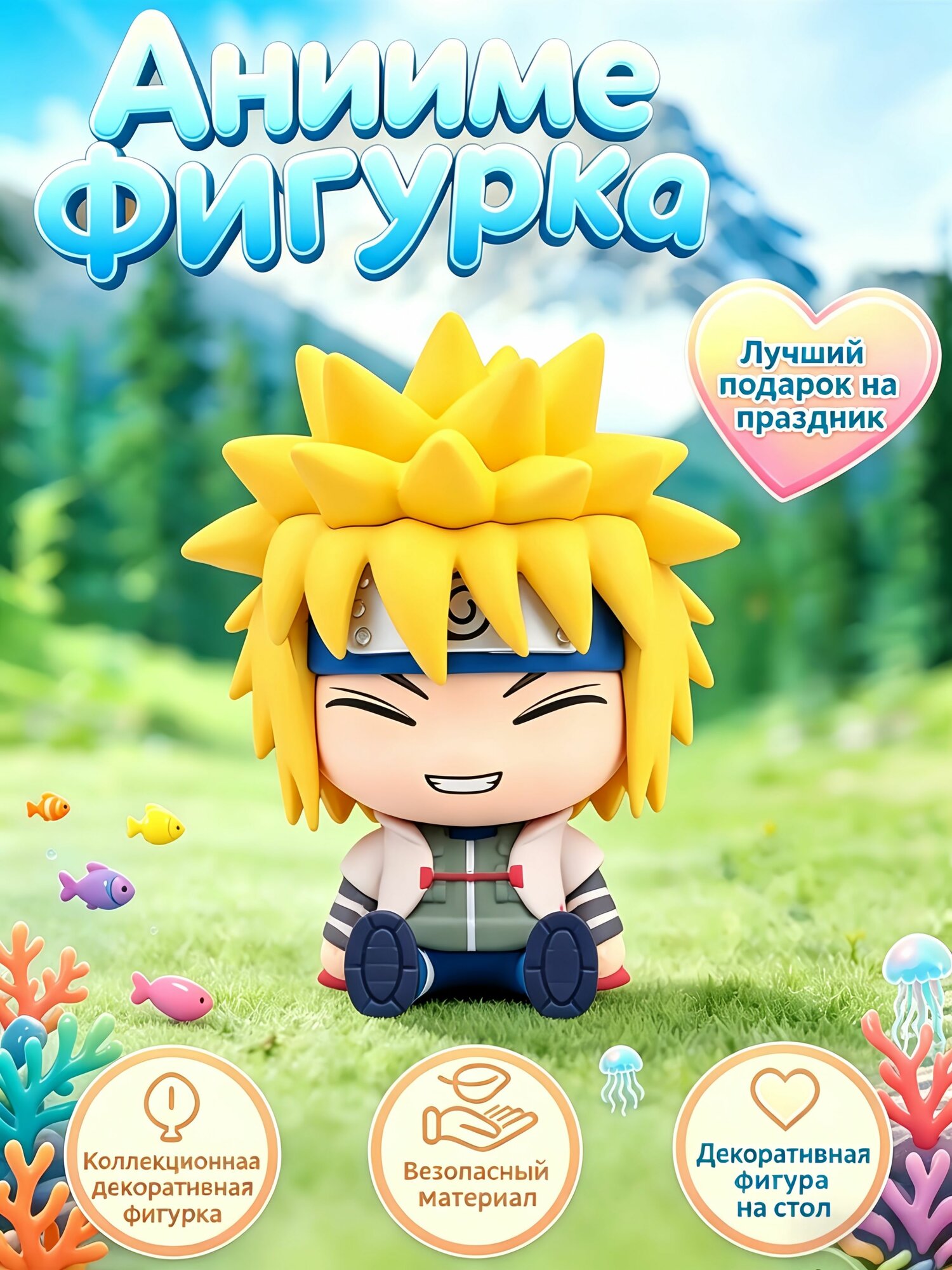Аниме Фигурка, Коллекционная Игрушка, Слепая Коробка- Наруто, Подарок На Праздник