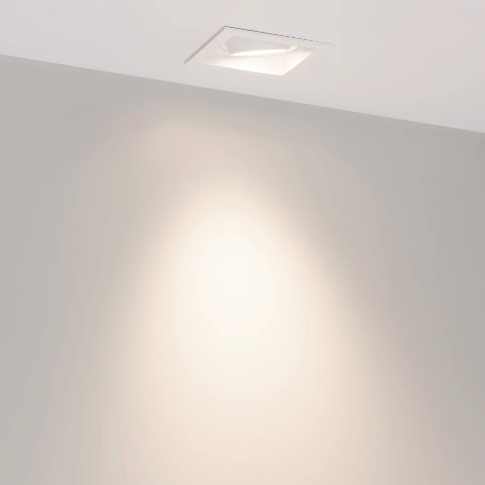 Светильник MS-VORTEX-BUILT-S90x90-12W Day4000 (WH-WH, 40 deg, 230V) (Arlight, IP20 Металл, 5 лет) 057915
