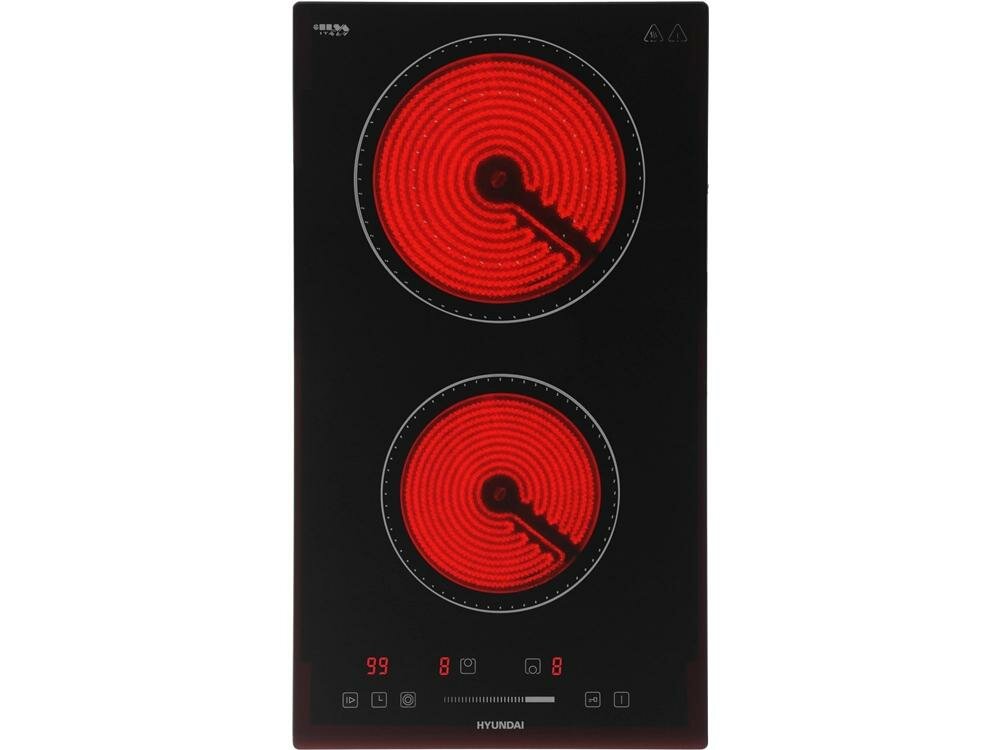 Варочная поверхность Hyundai HHE 3286 BG черный