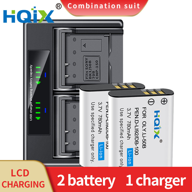 HQIX для CASIO EX-TR15 TR500 TR75 TR550 TR750 TR10 TR600 TR350 TR350S TR300 камера NP-150 Двойное зарядное устройство Аккумулятор
