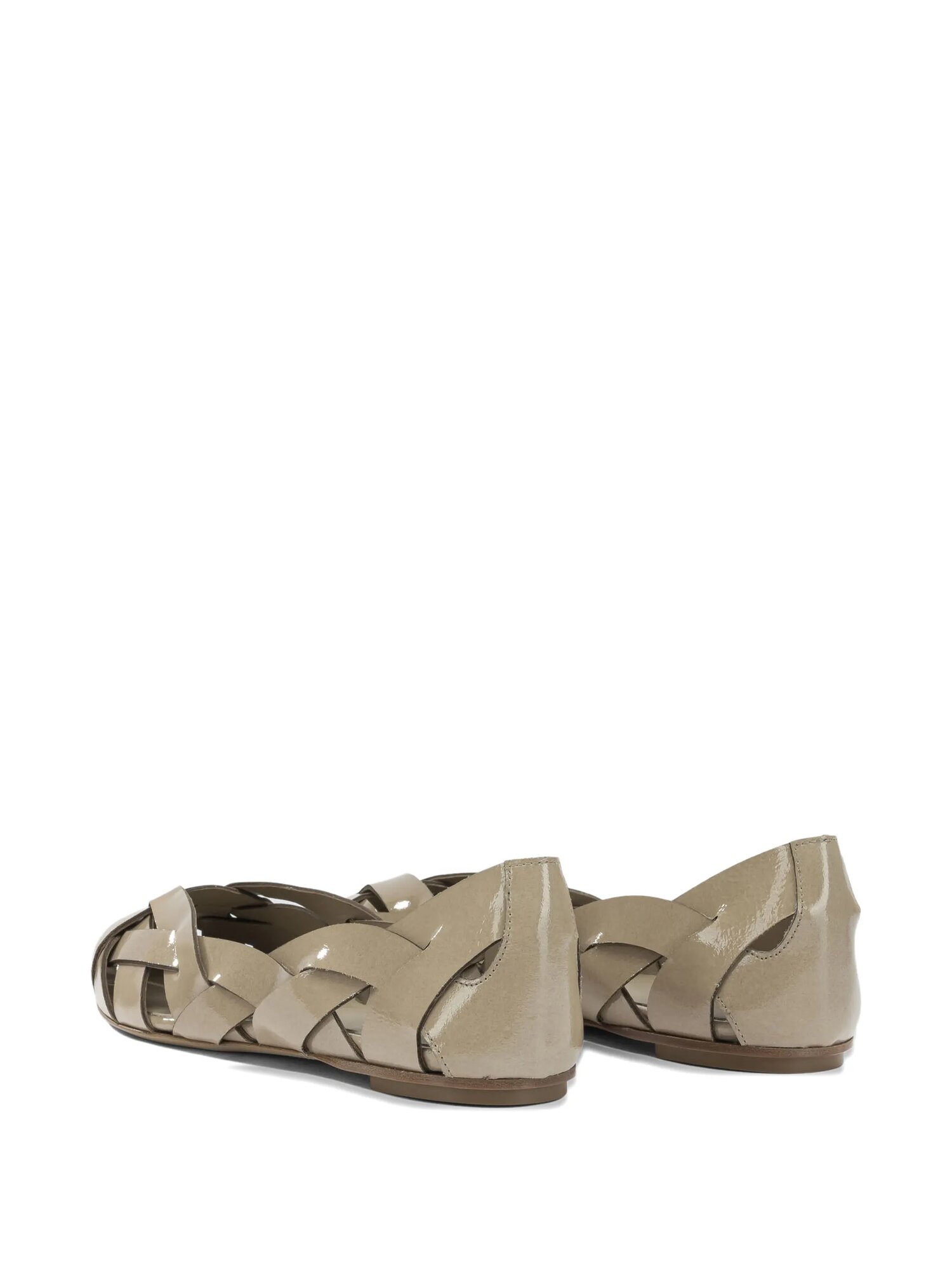 Балетки DELCARLO Interwoven pointed-toe ballet flats, размер 38,5, разноцветный — фото 1