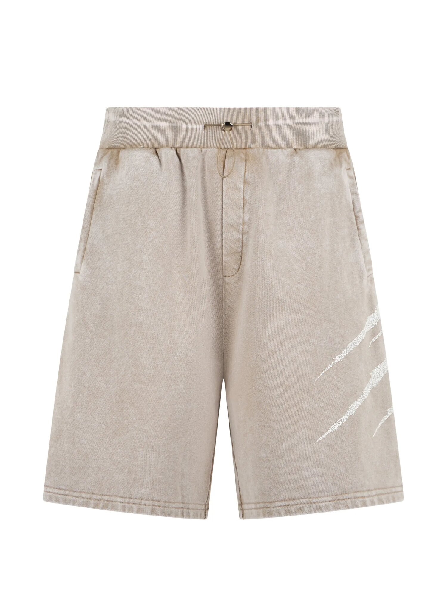 Шорты Washed crackle-scratch shorts