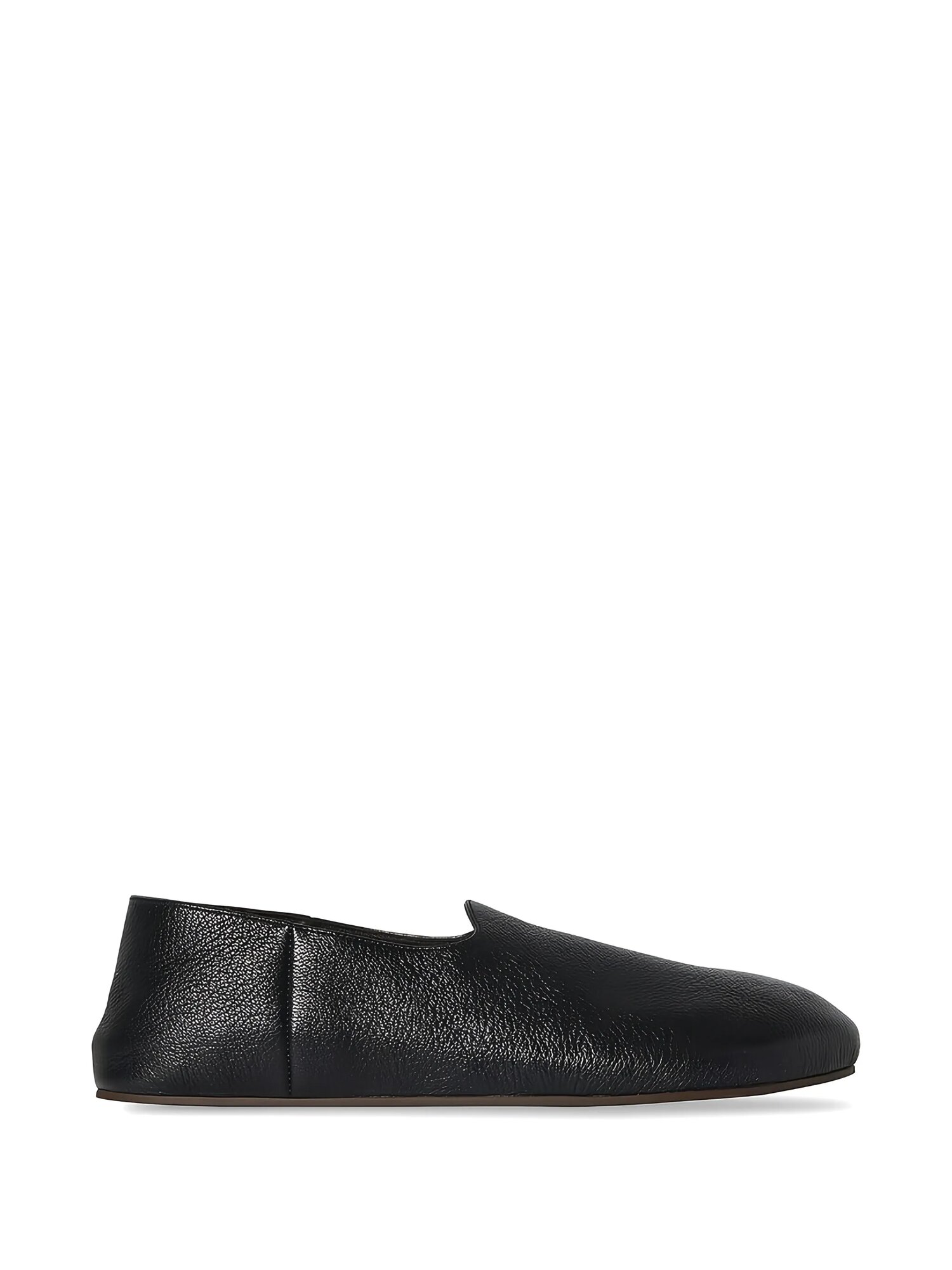 Тапочки Grained-leather slippers