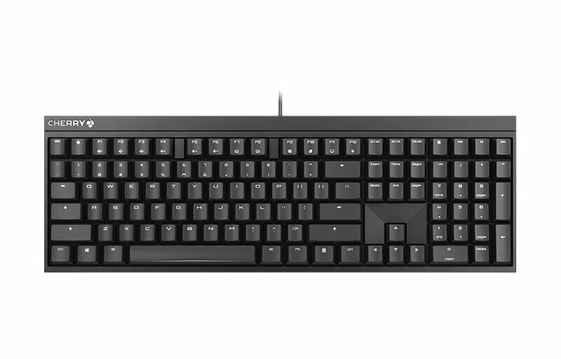 Клавиатура проводная унисекс CHERRY MX2.0S Wired-RGB-Black, 109 клавиш