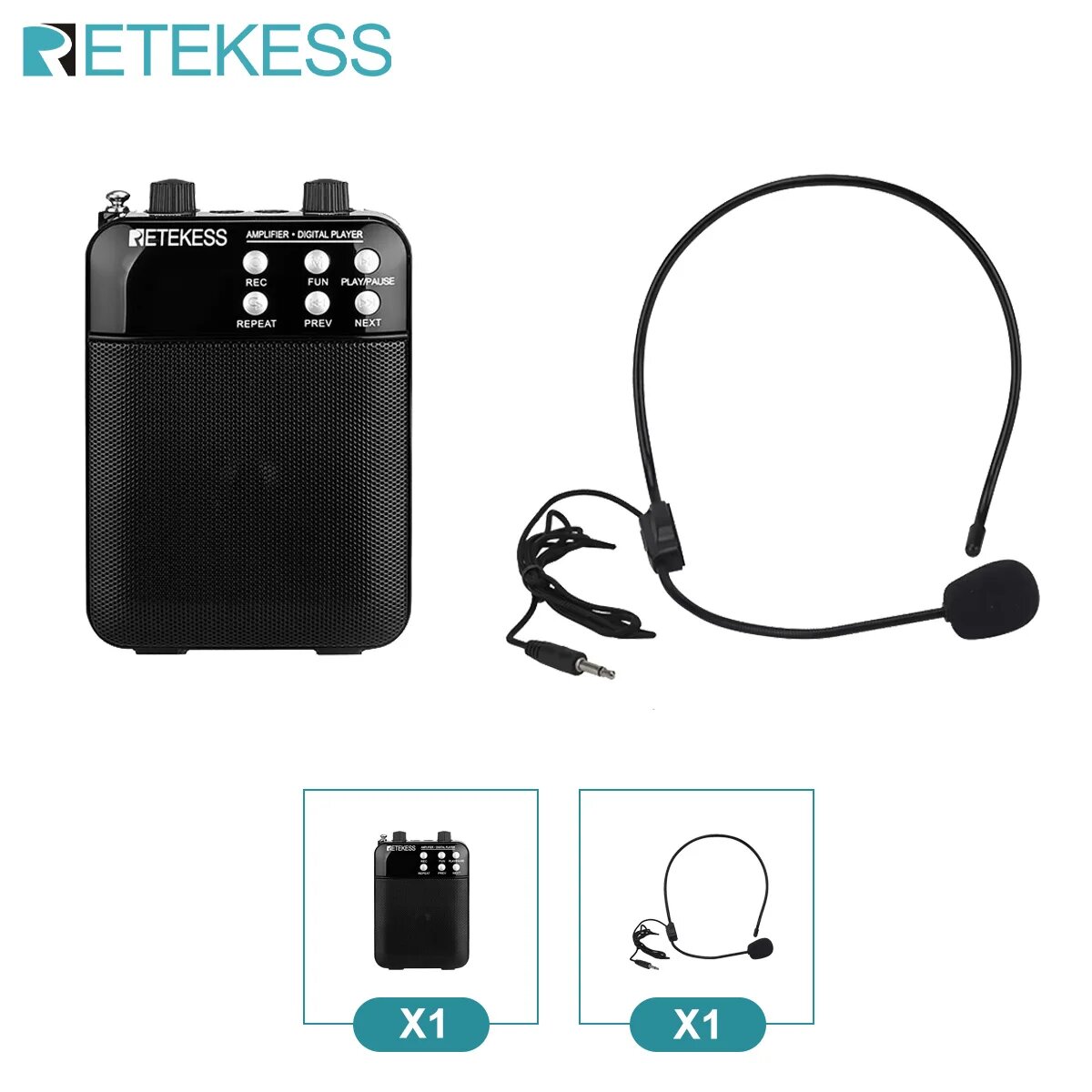Retekess TR619 Беспроводной Мегафон