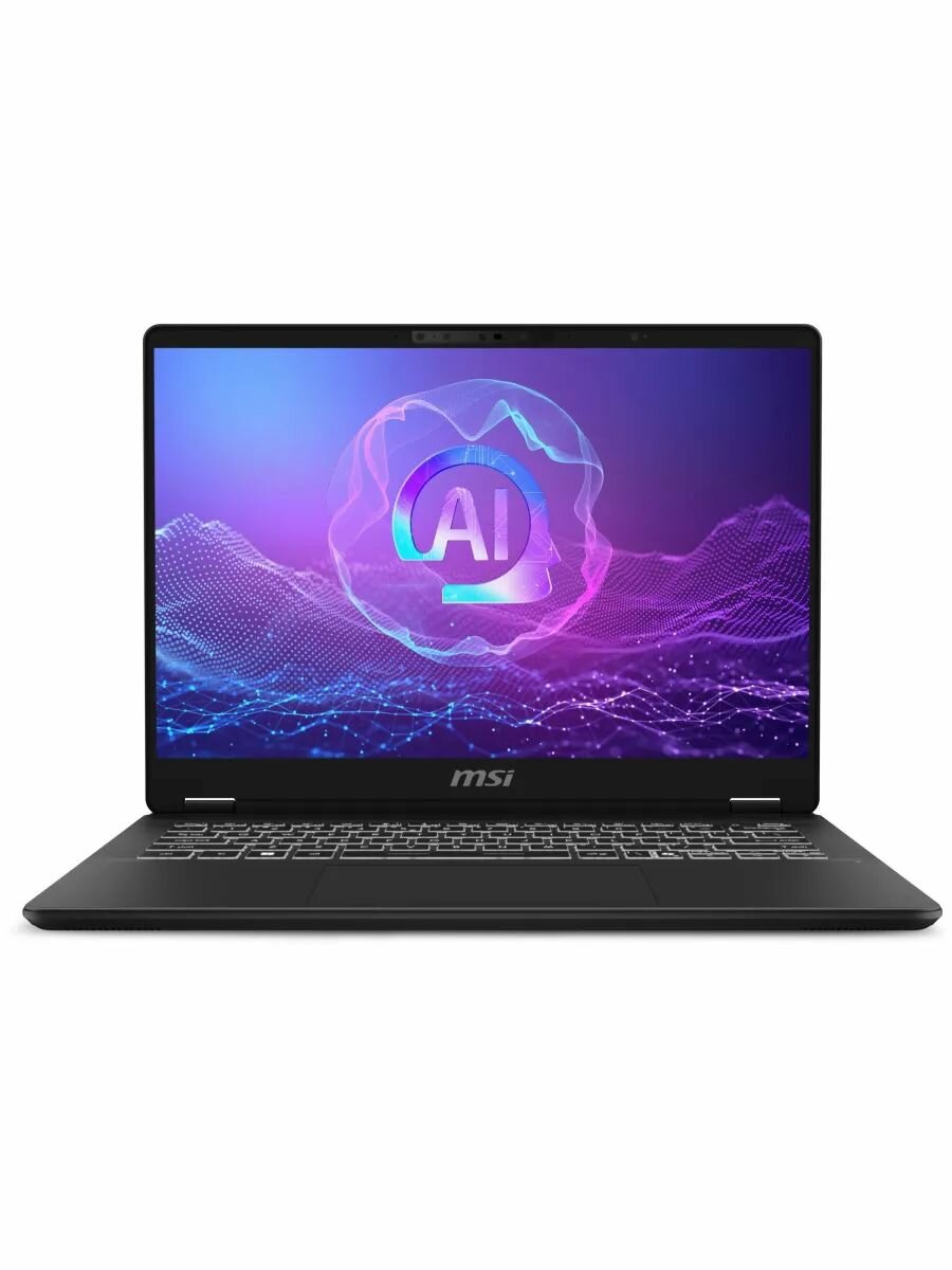 MSI 14 AI+ Evo C2VMG-044RU Ноутбук 14", Intel Core Ultra 7 258V, RAM 32 ГБ, SSD 1024 ГБ, Intel Arc 140V, Windows Pro, (9S7-14N321-044)