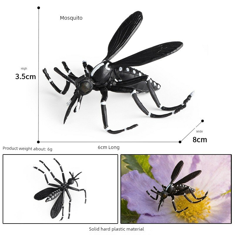 Имитационная модель насекомого, детская развивающая игрушка-стрекоза, украшение для домашнего микроландшафта, для
