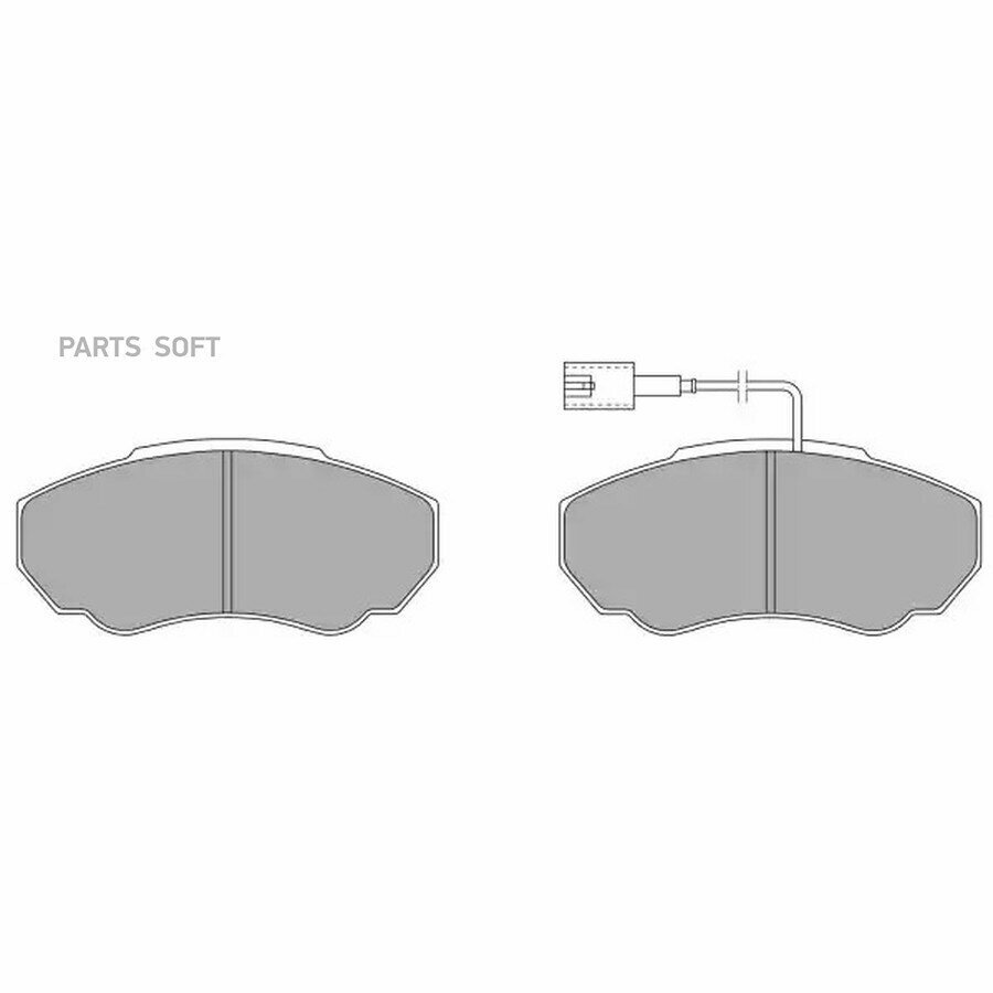 Колодки тормозные передние передние, усиленные, с датчиком, fiat, peugeot, citroen, fiat, peugeot, citroen, boxer, jumper, ducato Q11, ducato Q15 CITROEN Jumper I 94-, FIAT Ducato 94-, PEUGEOT Boxer 9 от официального дистрибьютора, FREMAX, артикул FBP1293
