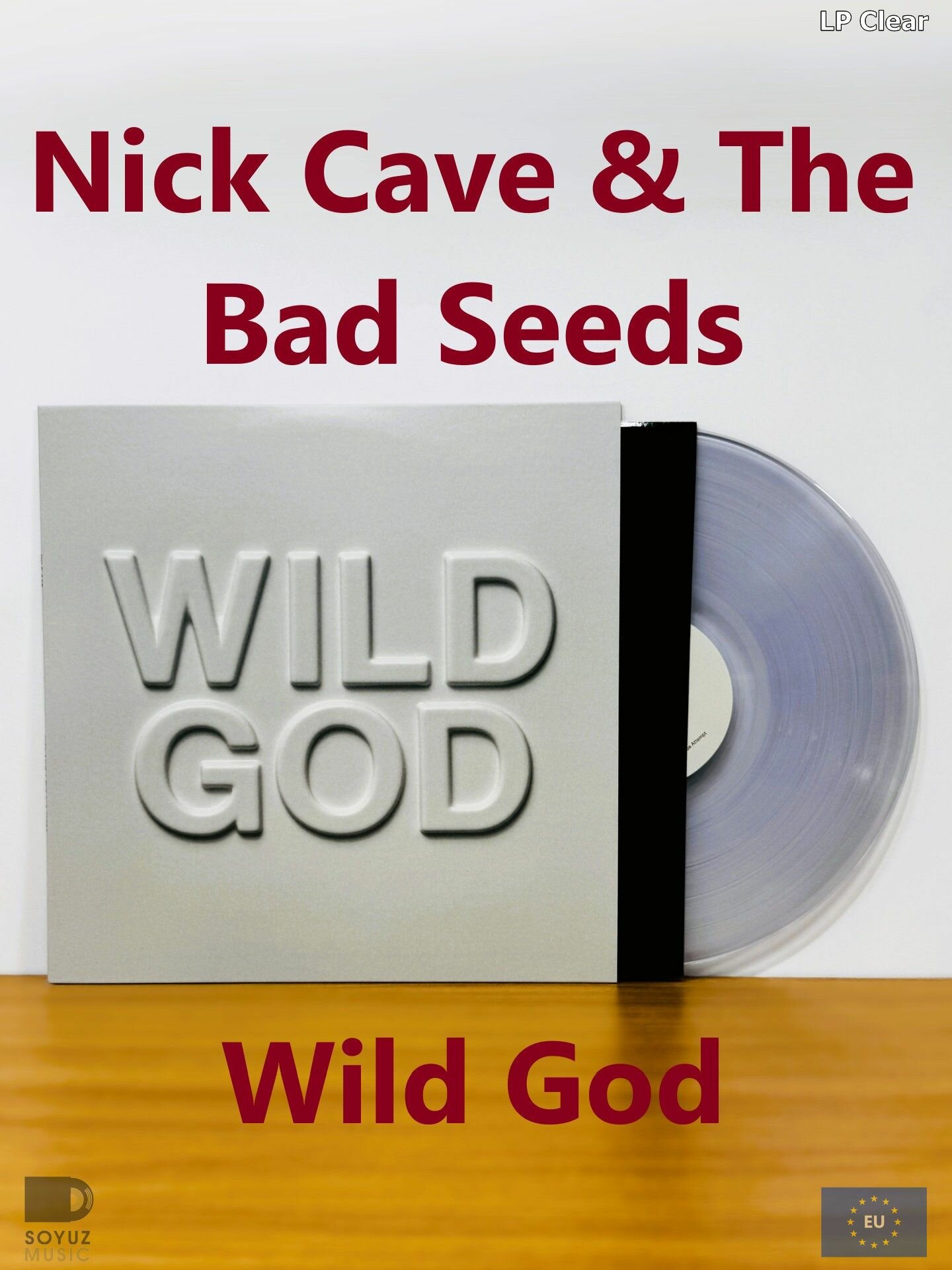 Nick Cave & The Bad Seeds. Wild God (LP Cardboard/Clear Vinyl/Новый альбом)