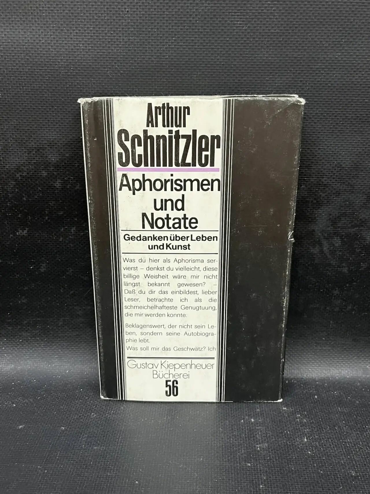 Arthur Schnitzler: Aphorismen und Notate - Gedanken ber Leben und Kunst / Артур Шницлер: Афоризмы и заметки Размышления о жизни и искусстве. Книга на немецком языке