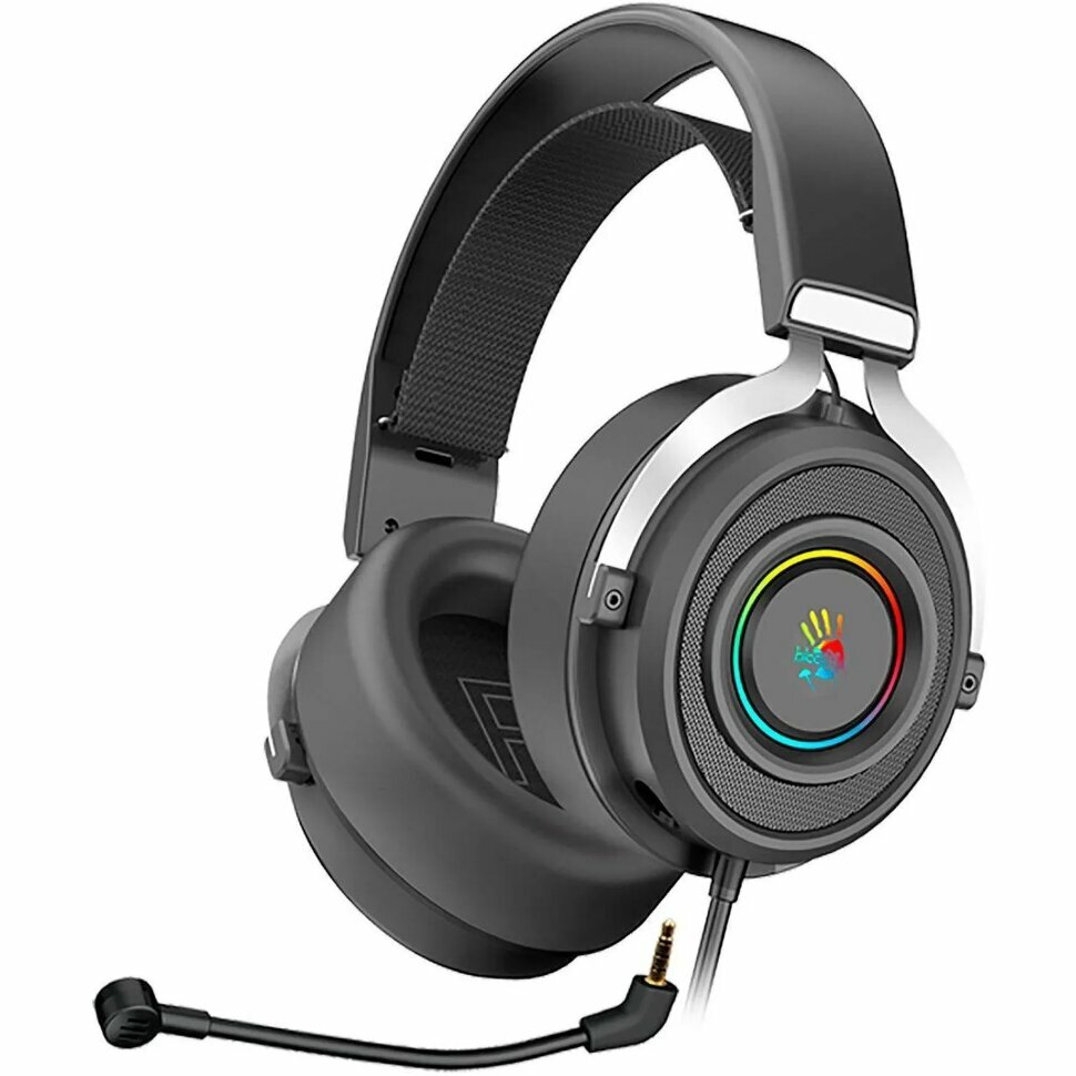 Гарнитура A4Tech Bloody (G535P 4PIN+USB/BLACK+SILVER) черн/сер. 2м мониторн, 1729856