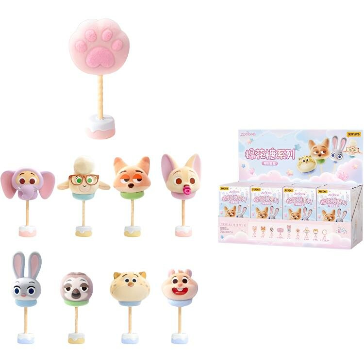 Фигурка унисекс 52TOYS Зверополис: Коллекция "Сахарная вата", Full Box 8 Pcs