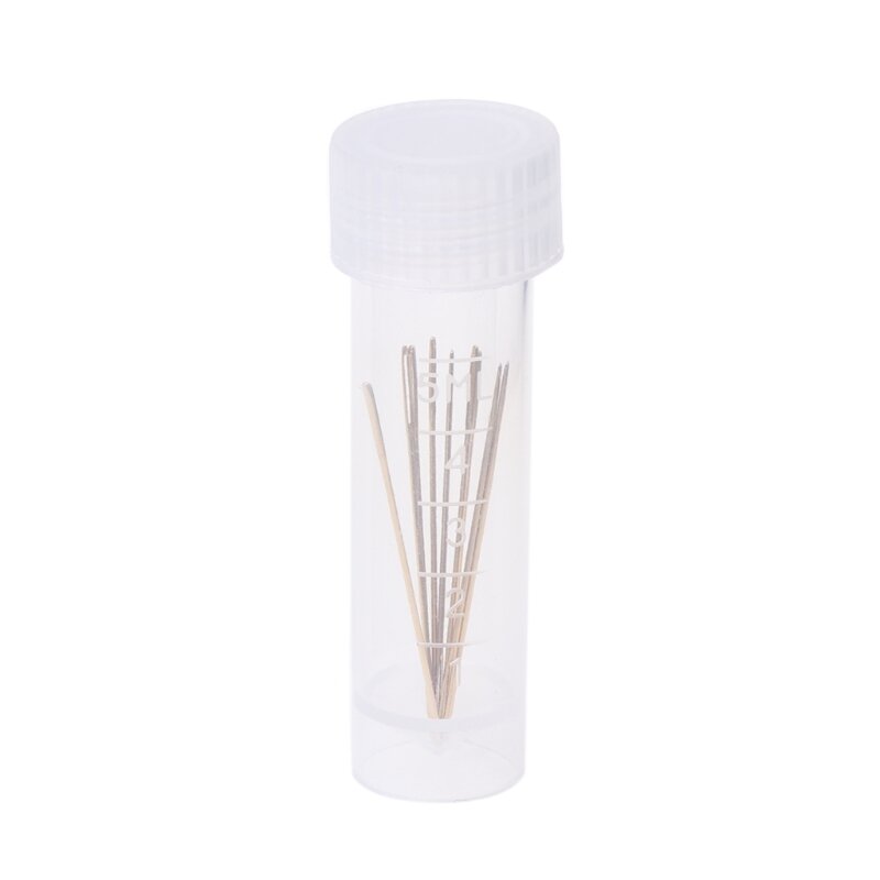 10 PCS Golden Embroidery Fabric for Cross Stitch Cloth Needles Size 22# 24# 26#