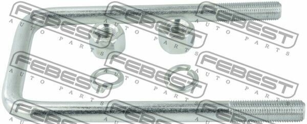 Скоба задней рессоры ремкомплект MITSUBISHI L200, L200 SPORTERO KA, B0 2005.05- G.E FEBEST 0433-001