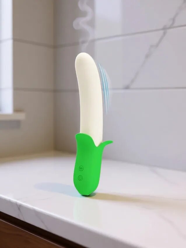 Вибратор BAILE Pretty Love Banana Knight, силикон, 7 режимов, USB-зарядка