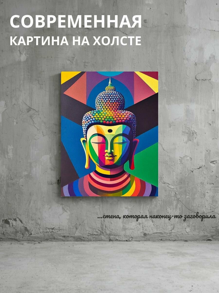 Картина на холсте Будда 40x60 см