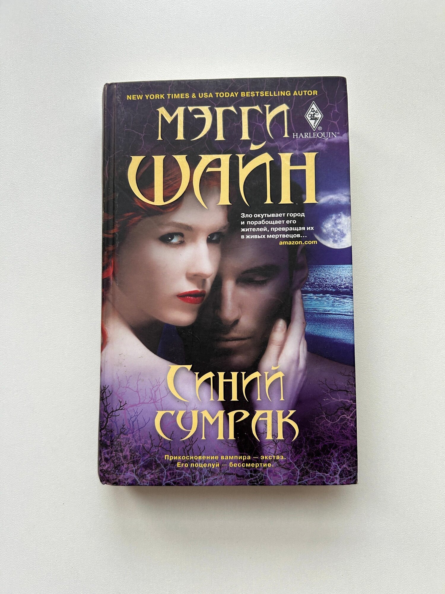 Книга "Синий сумрак". Роман. Издание 2010 года (second-hand книга)