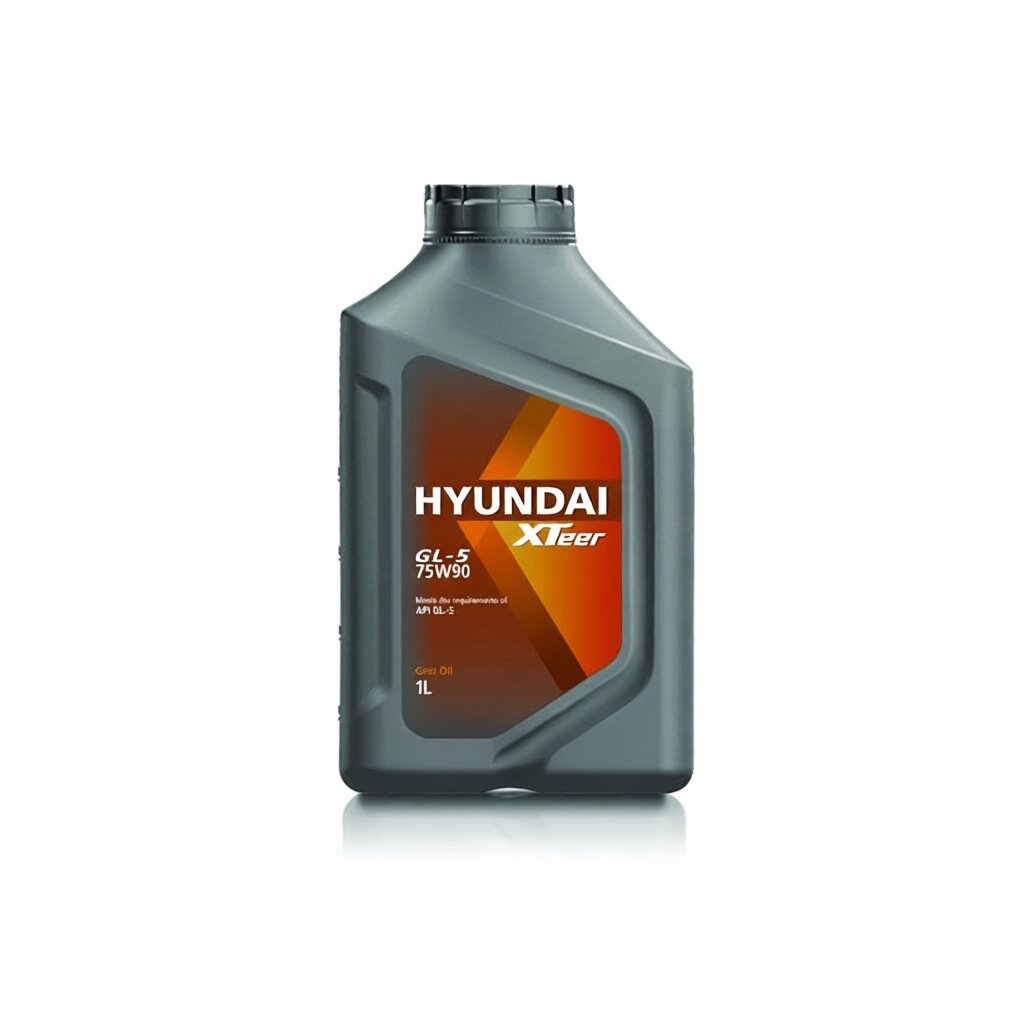 Масло трансмиссионное синтетическое "Gear Oil-5 75W-90", 1л Hyundai XTeer 1011439