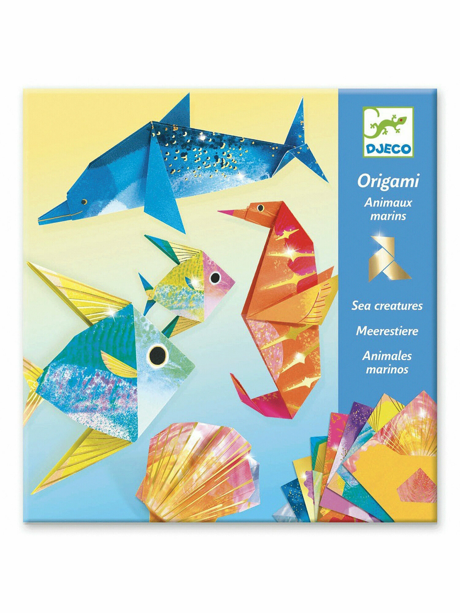 Развивающий набор для творчества Djeco Sea creatures оригами Морские обитатели