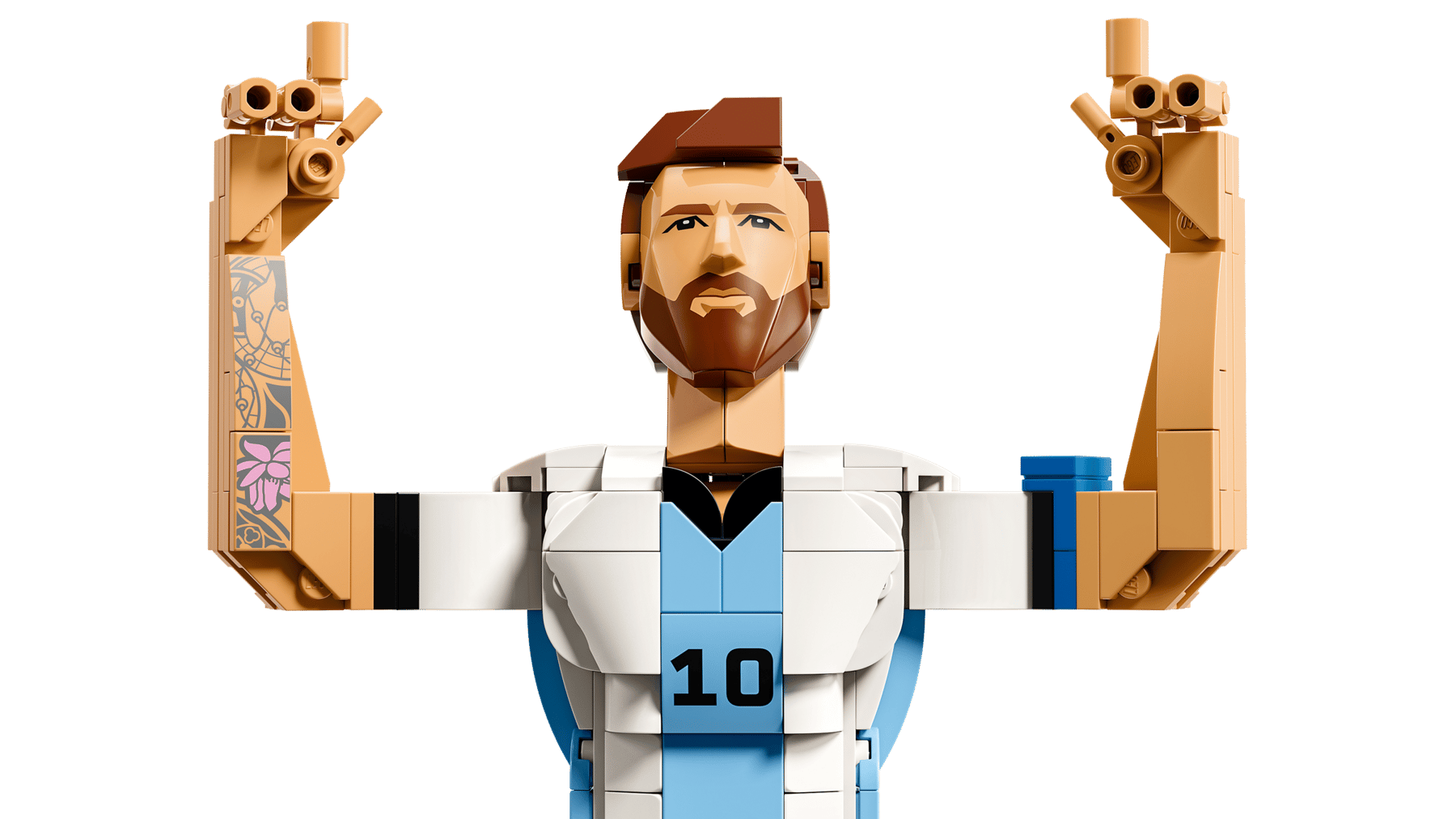 Конструктор LEGO Editions 43015 Лионель Месси — легенда футбола, 958 дет. — фото 1