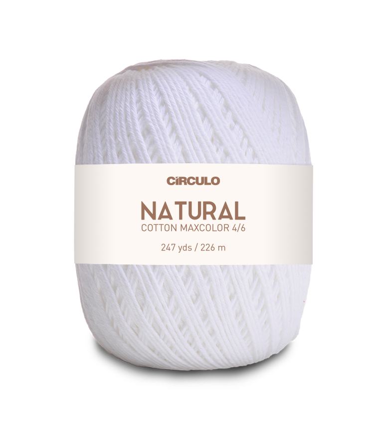 Пряжа CiRCULO NATURAL MAXCOLOR 6, 100% хлопок, 200гр. 226м, цвет 8001