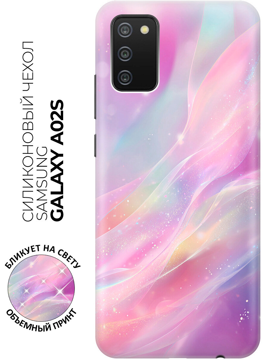 Силиконовый чехол на Samsung Galaxy A02s с принтом "Звёздная волна"