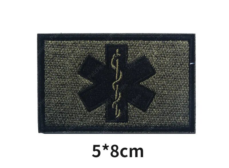 3D медицинские нашивки из ПВХ Paramed Medic Темно-зеленый, V00332-334-1-4