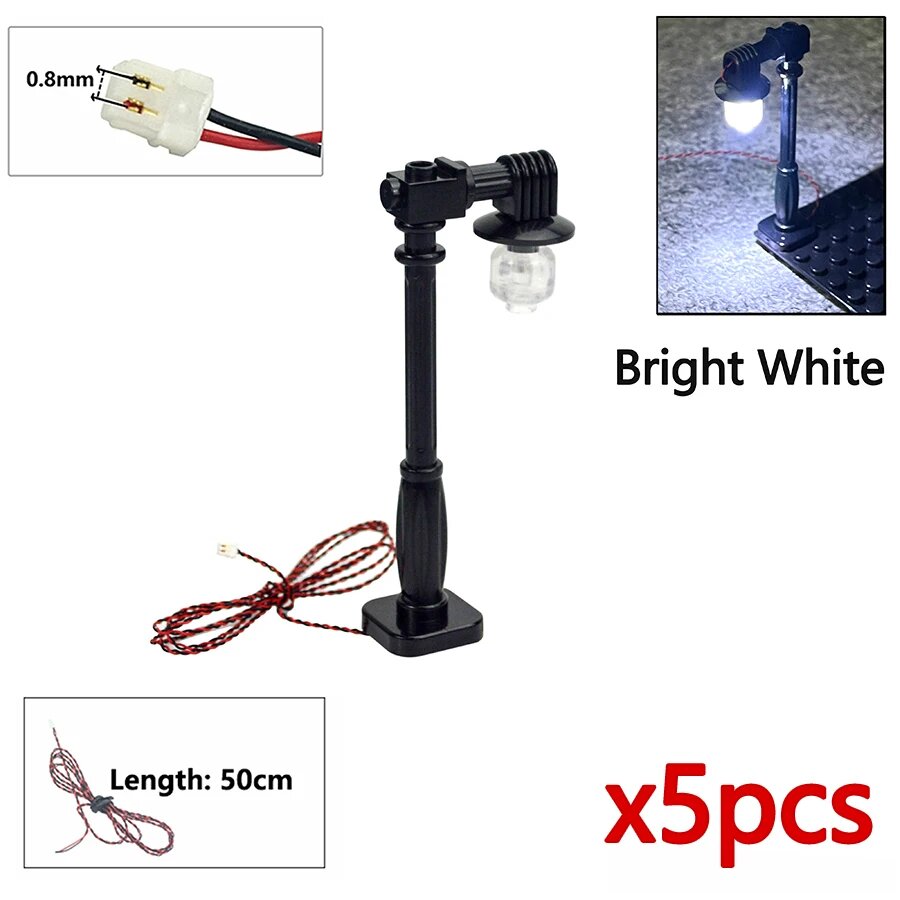 5шт LED фонарь Bright White, 50см
