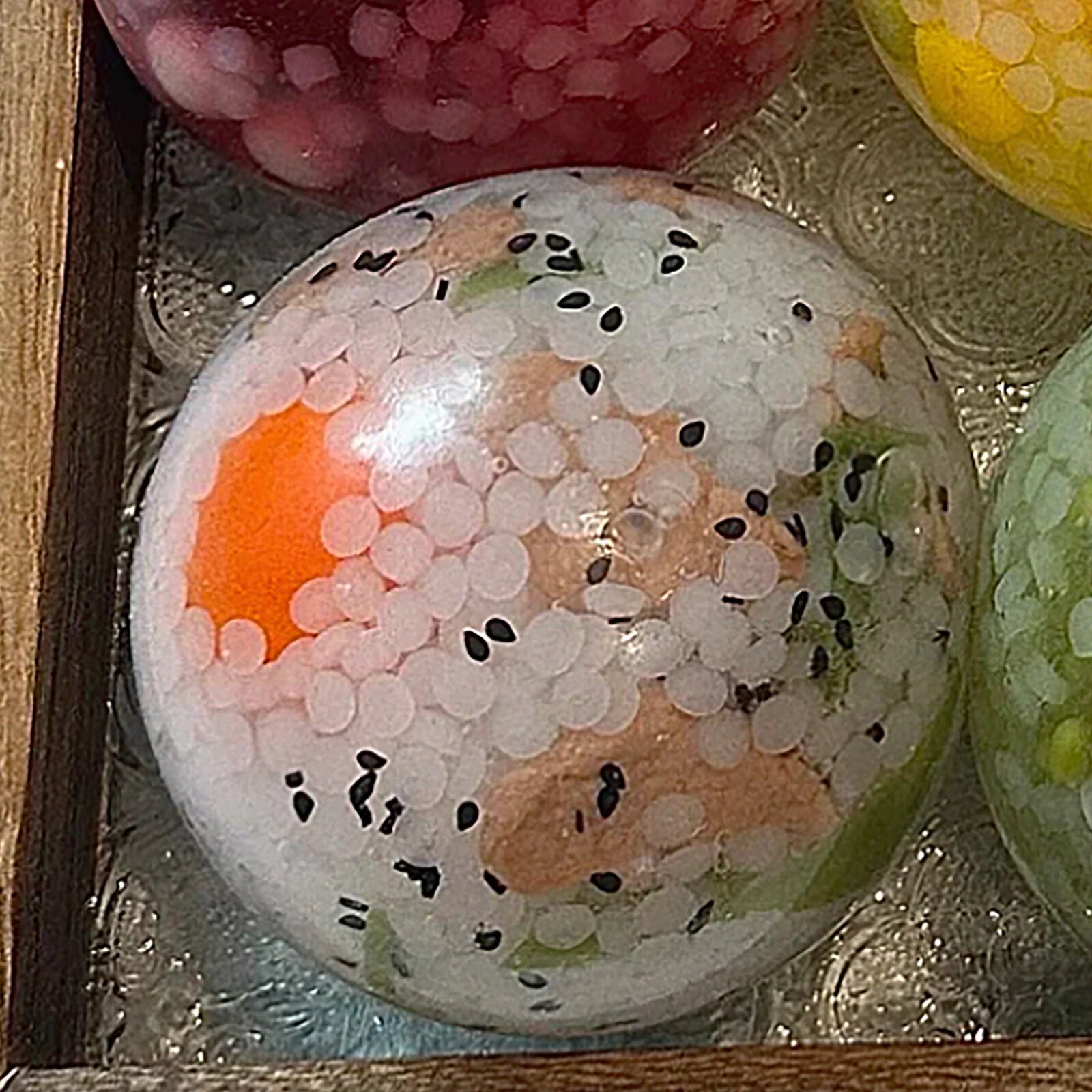Антистрессовый мячик из риса "Beef egg"
