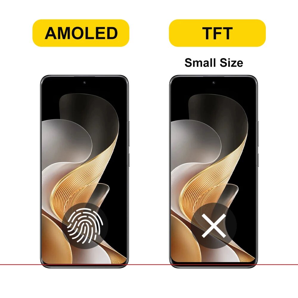 AMOLED для Note 14 Pro Plus 24115RA8EG ЖК-дисплей с сенсорным экраном и заменой рамки для Redmi Note 14 Pro + 5G Замена экрана — фото 1