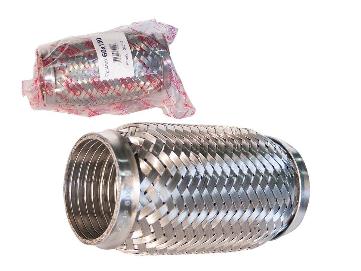 Гофра глушителя 60x150 , 3х слойная Interloсk G60150