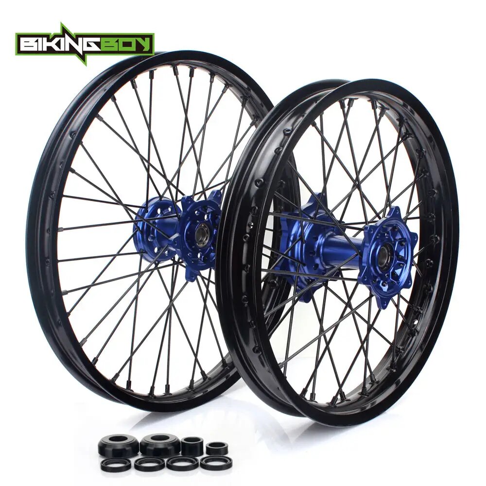 Комплект колес BIKINGBOY 21/18 для YZ250F/YZ450F 14-25, синий