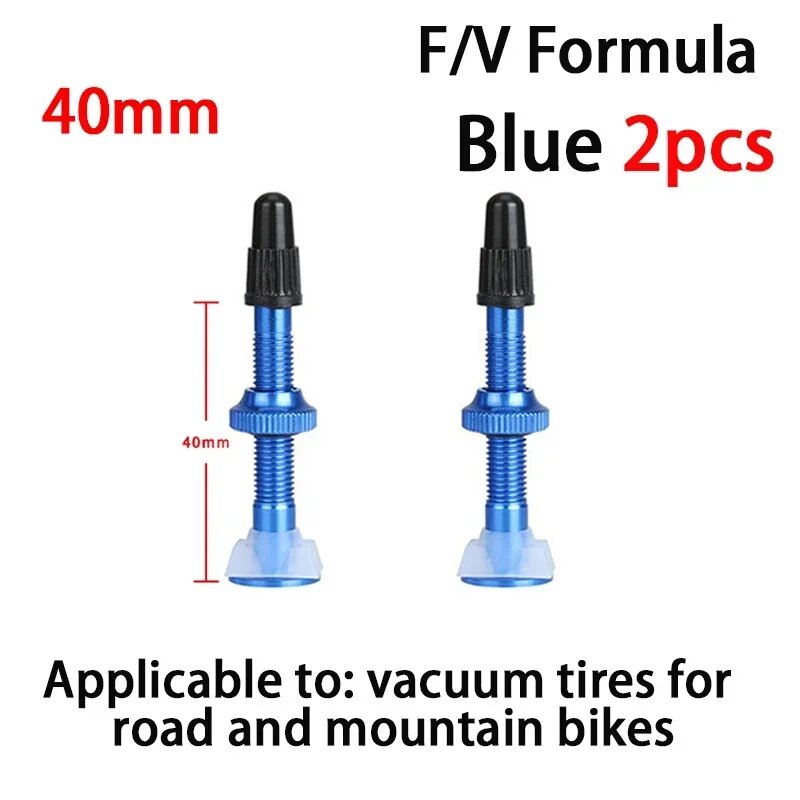 Велоклапаны Presta F/V Blue 40mm 2шт