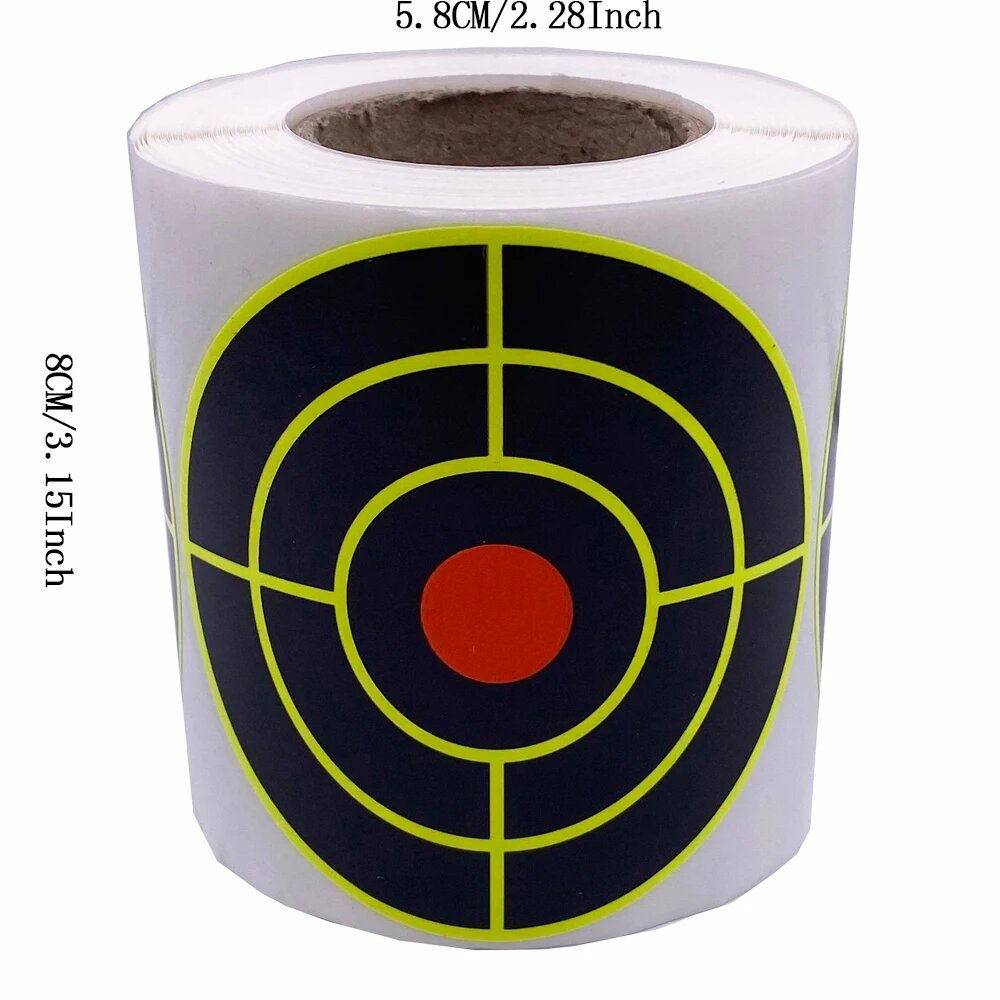 Самоклеящиеся мишени Bullseye, 250 шт.