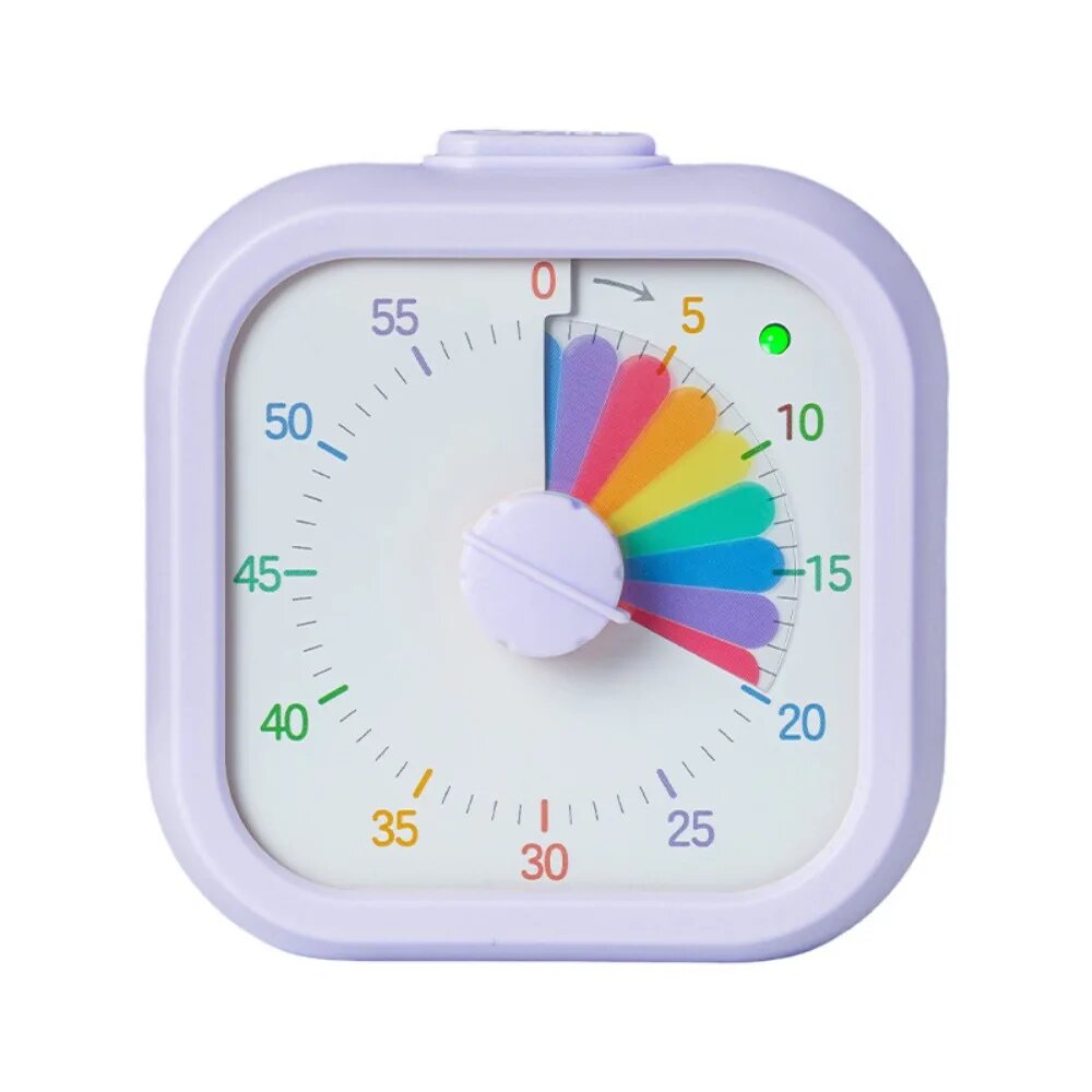 Визуальный таймер Visual Timer Square Purple
