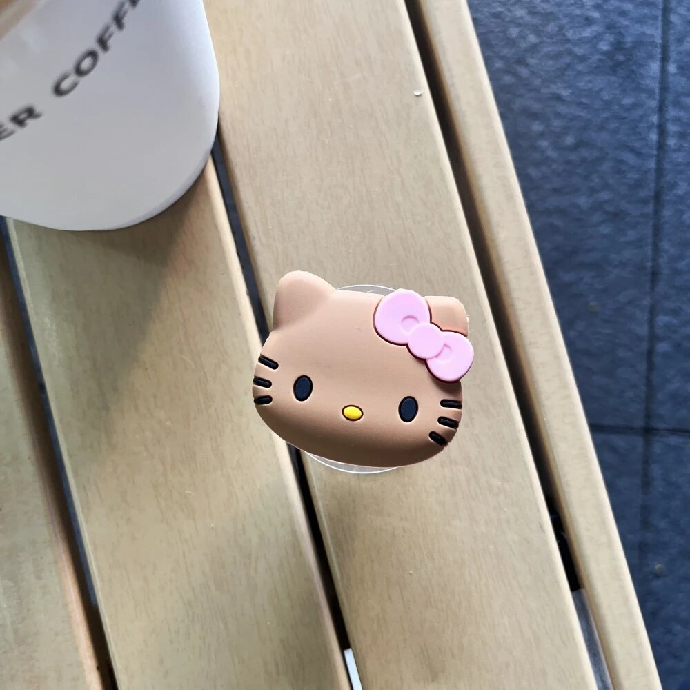 Милый держатель для телефона Sanrio Hello Kitty Griptok с кольцом-подставкой для iPhone и Розовый, C