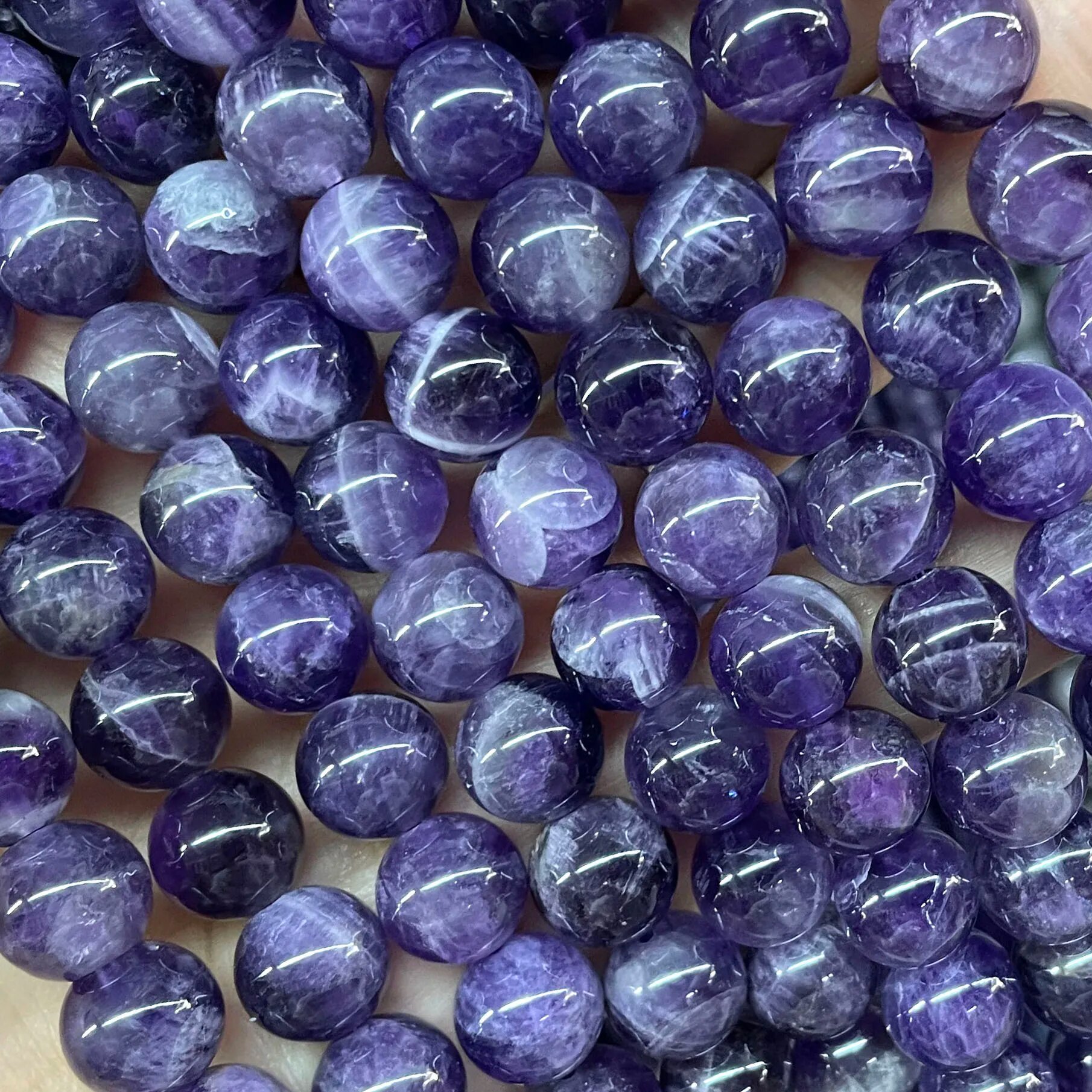 Бусины хризопраз Австралия 6мм 8мм 10мм 8mm 22pcs beads, Dreamy Amethyst