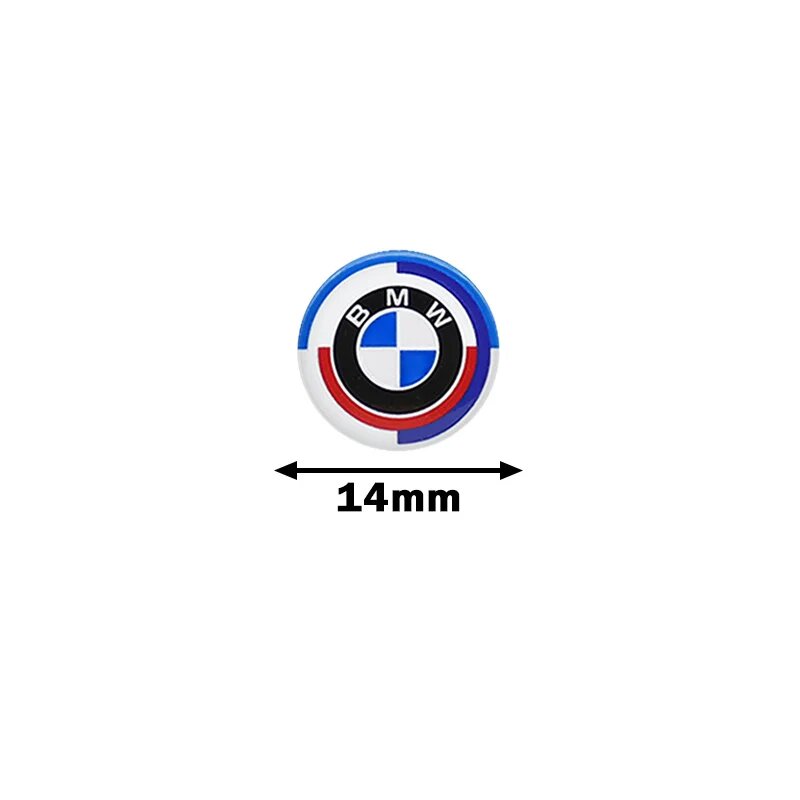 Эмблема BMW M 14 мм, 5 шт, C-14mm-5pcs