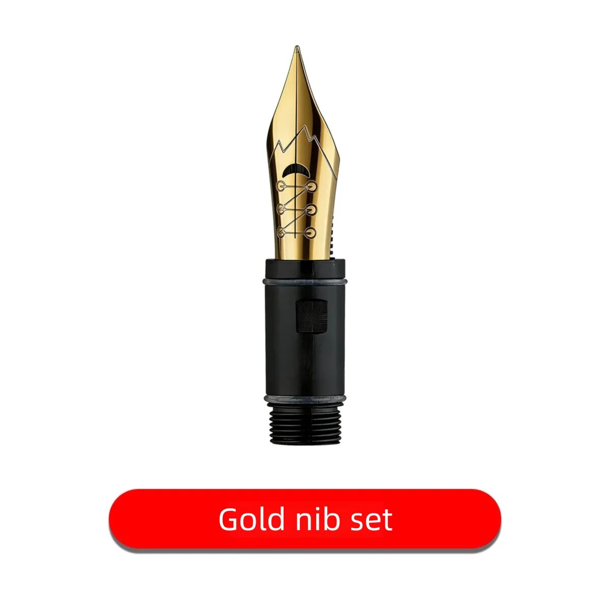 Наконечник Iraurita White Gold Solf Flex 0.4-2.0 мм для ручек MAJOHN Gold nib set