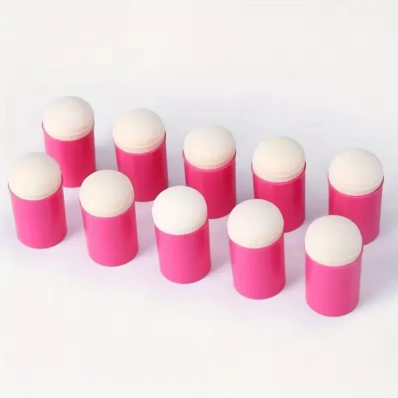 Набор губок для покраски ZHONGBO, 10 шт. Розовый, pink-10pcs
