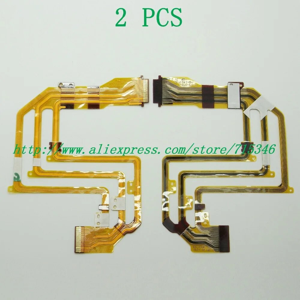 Новый гибкий кабель для видеокамеры SONY DCR- SX30E SX31E SX40E SX41E SX50E SX60E SX30 SX31 SX40 SX41 SX50 SX60, 2 шт./упаковка