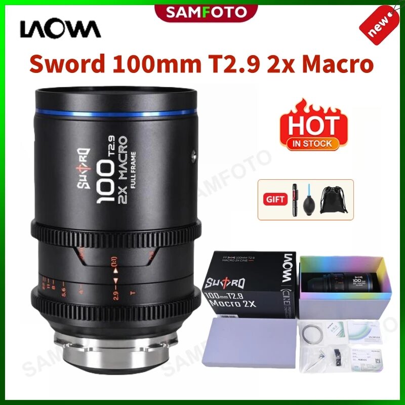Макро-объективы Laowa Sword 15mm, 25mm, 35mm, 60mm, 100mm, 180mm PL Original Mount, 100mm T2.9