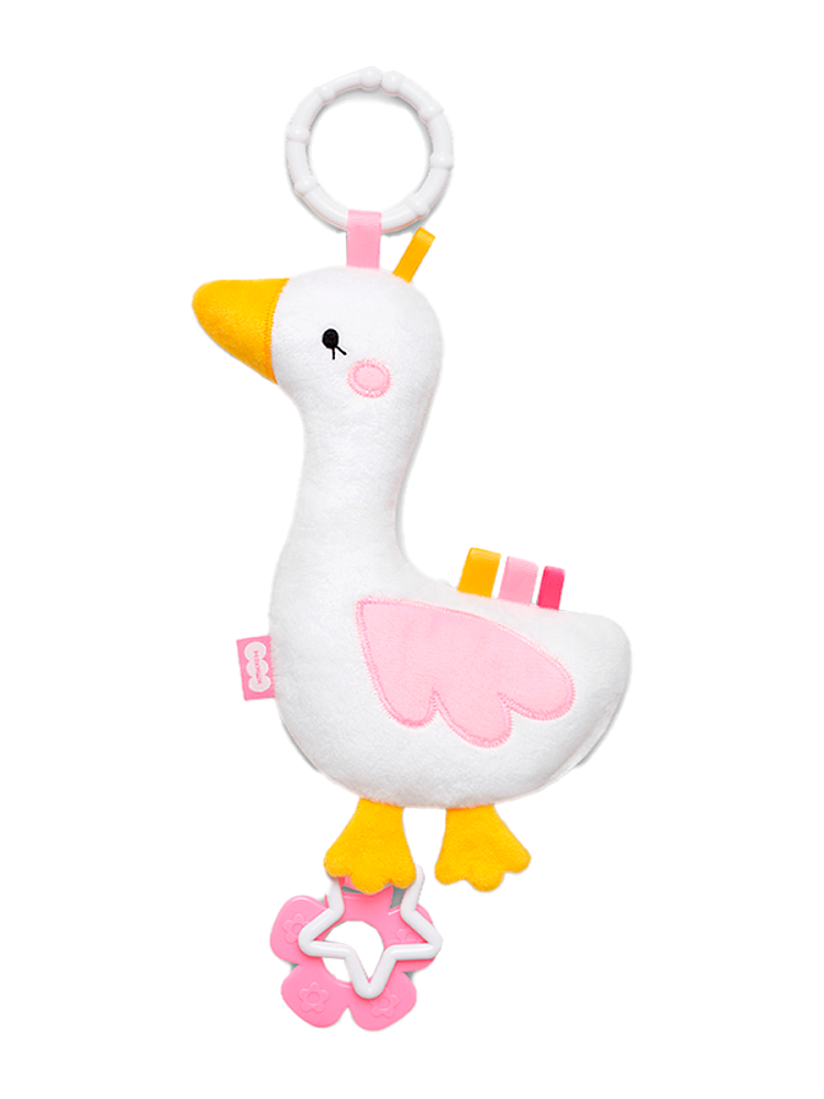 Мягкая игрушка-подвеска Мякиши Хрустящий Гусь
