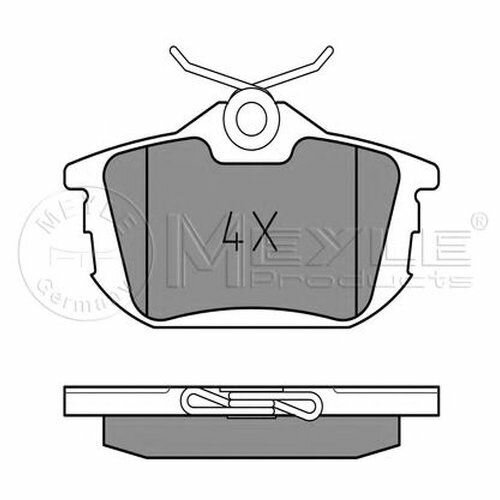 Комплект задних тормозных колодок Meyle 025 218 6115 для Mitsubishi Carisma (1995-2006), Mitsubishi Colt (2002-2012), Mitsubishi COLT Z3V (2004-2012)
