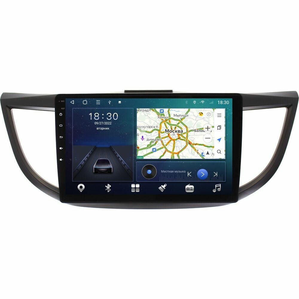 Магнитола CRS-300 Honda CR-V 4 2012-2016 - Android 13 - Процессор 8 ядер - Carplay - DSP 36 полос - 4G(Sim)